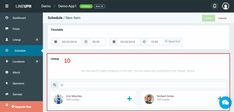 LineUpr Tutorial – How to Create a Digital Schedule for Your Event ...