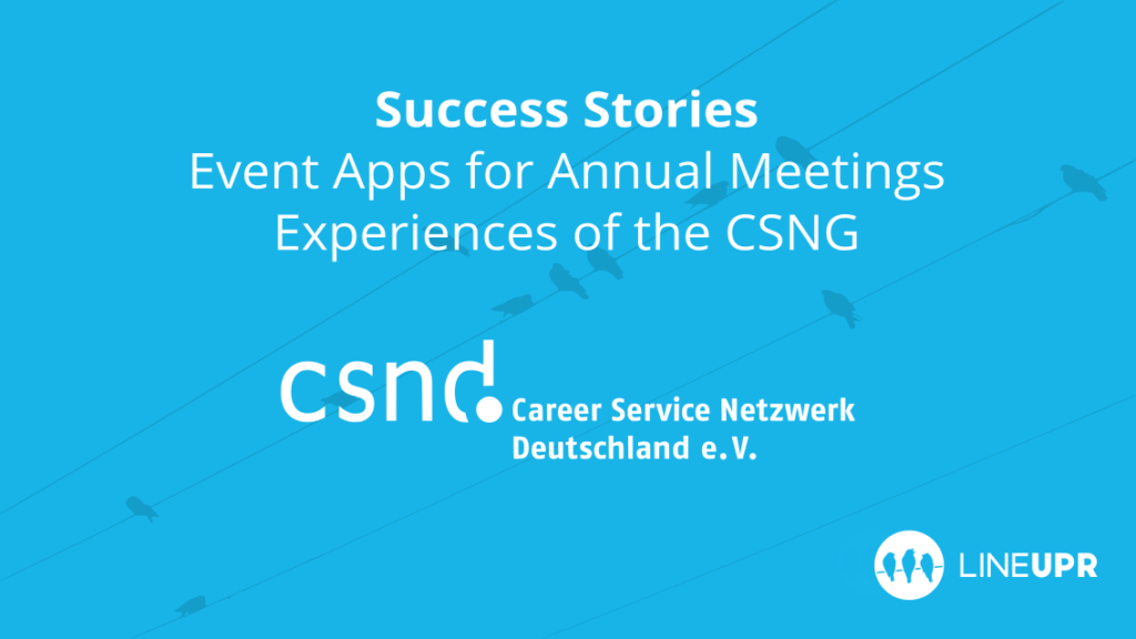 Event Apps for Annual Meetings – Experiences of the Career Service ...