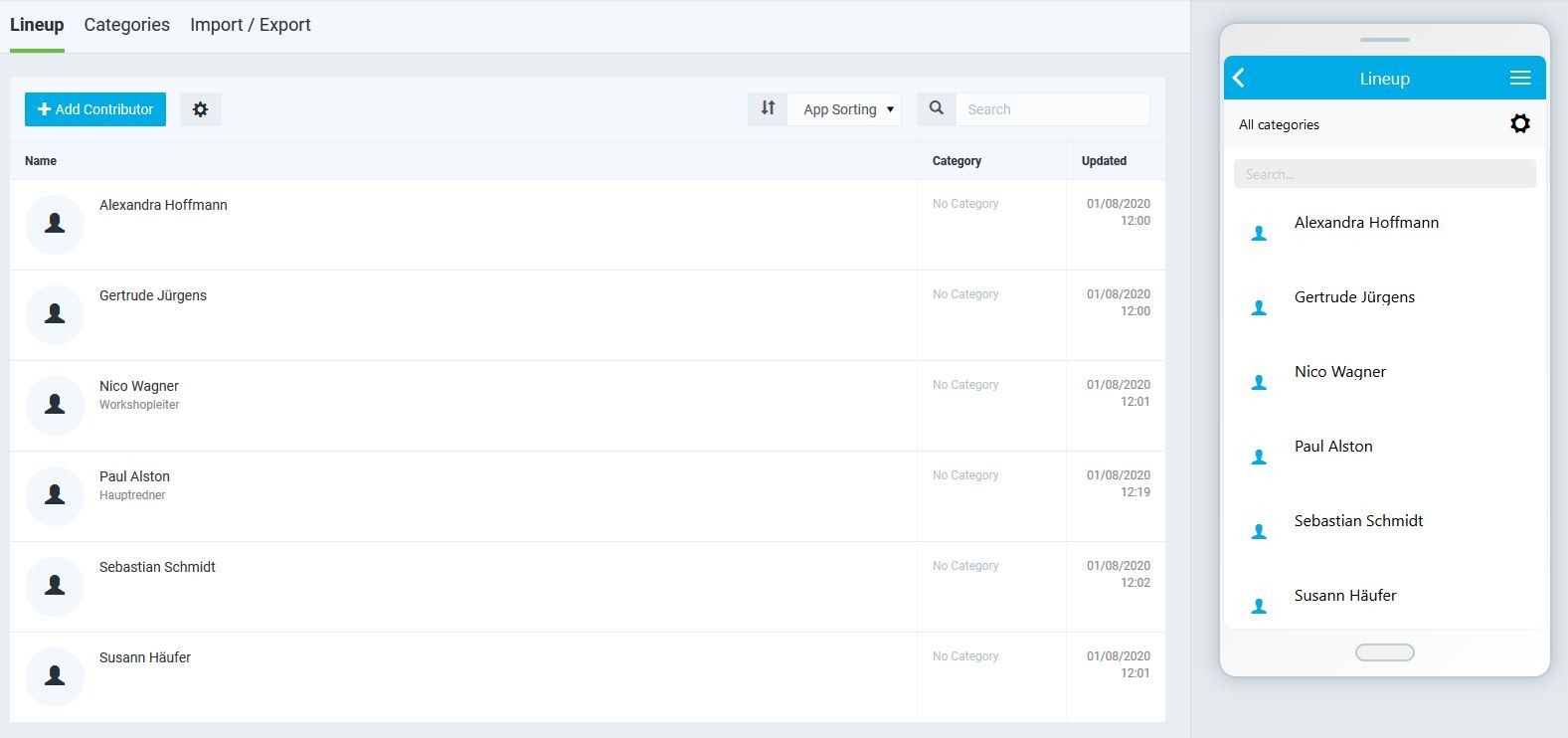Tutorial – In-App Sorting - LineUpr Blog